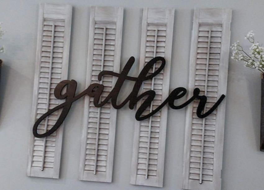 14 Stylish Ideas to Repurpose Old Shutters | LoveToKnow