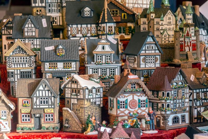Antique Christmas Houses for a Victorian Village Display | LoveToKnow