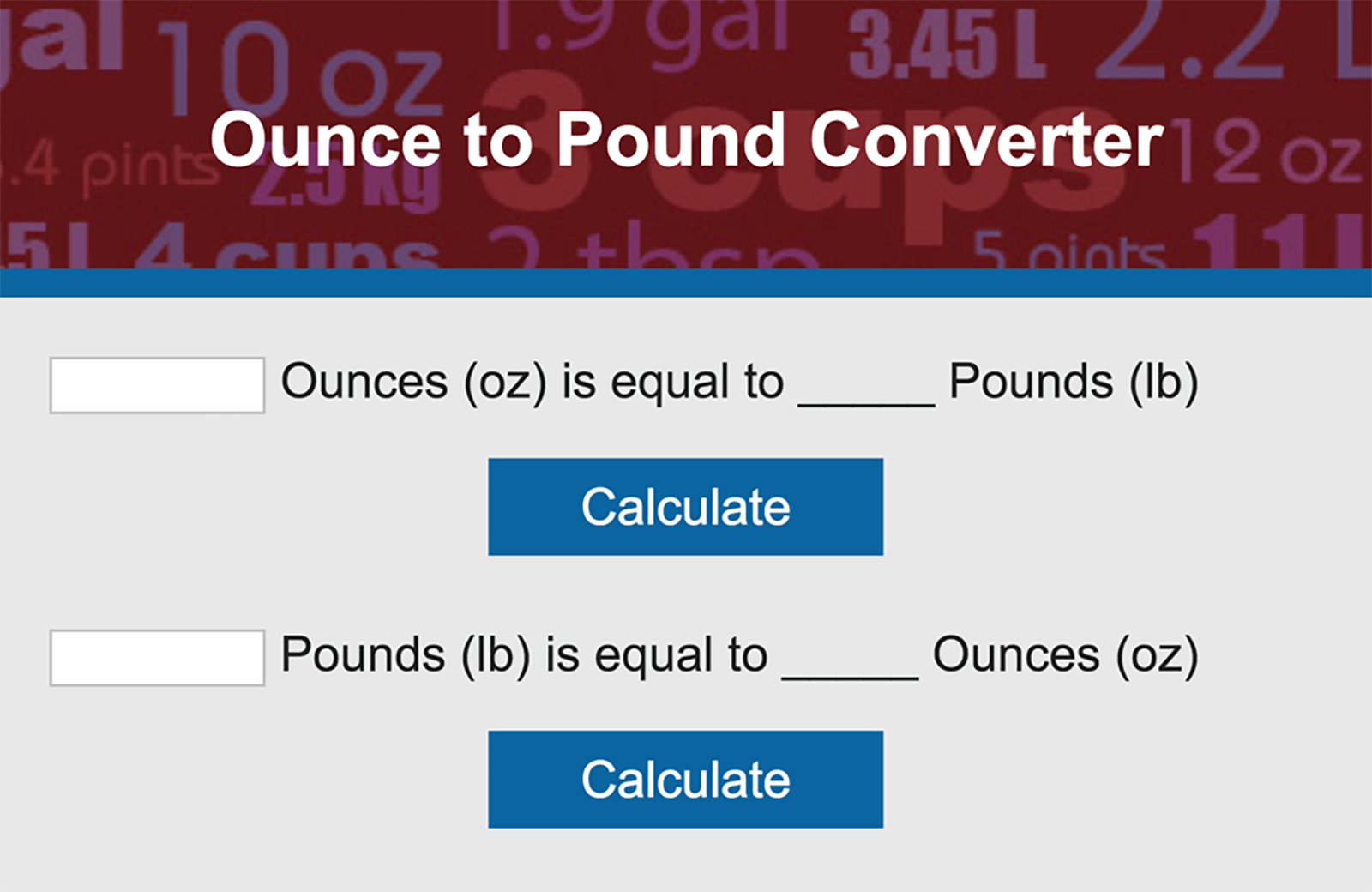 How Many Ounces In A Pound Slide Share