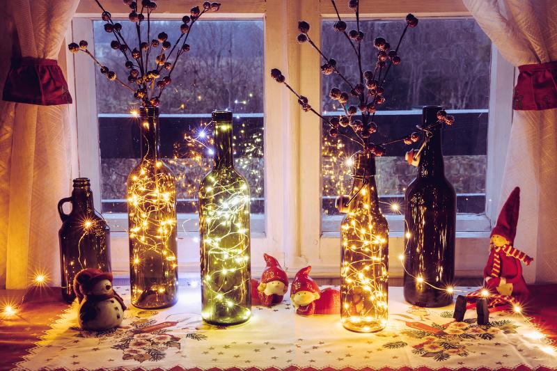5 DIY Wine Bottle Christmas Decorations for Festive Fun | LoveToKnow