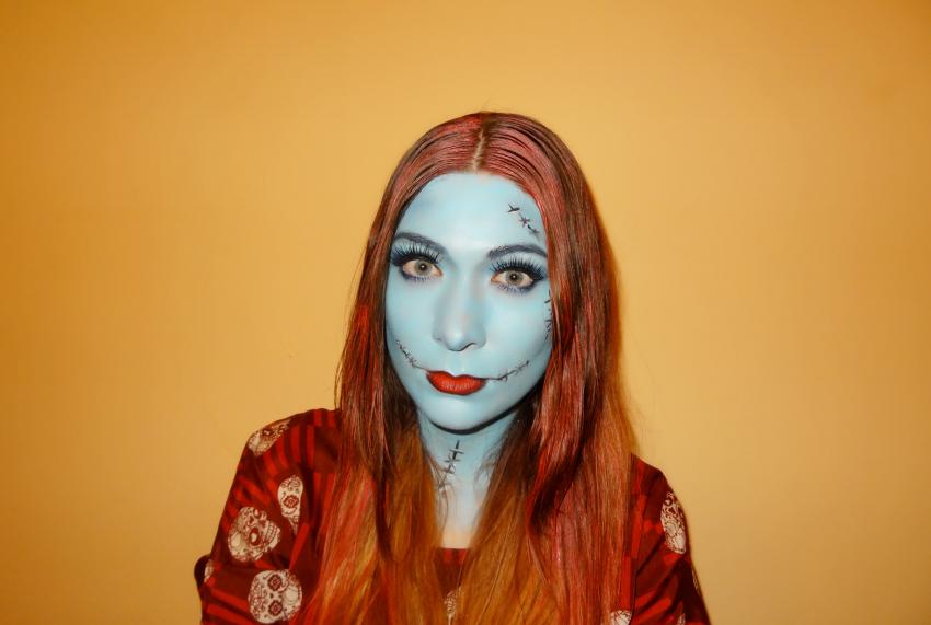 Recreate Sally's Makeup From The Nightmare Before Christmas | LoveToKnow