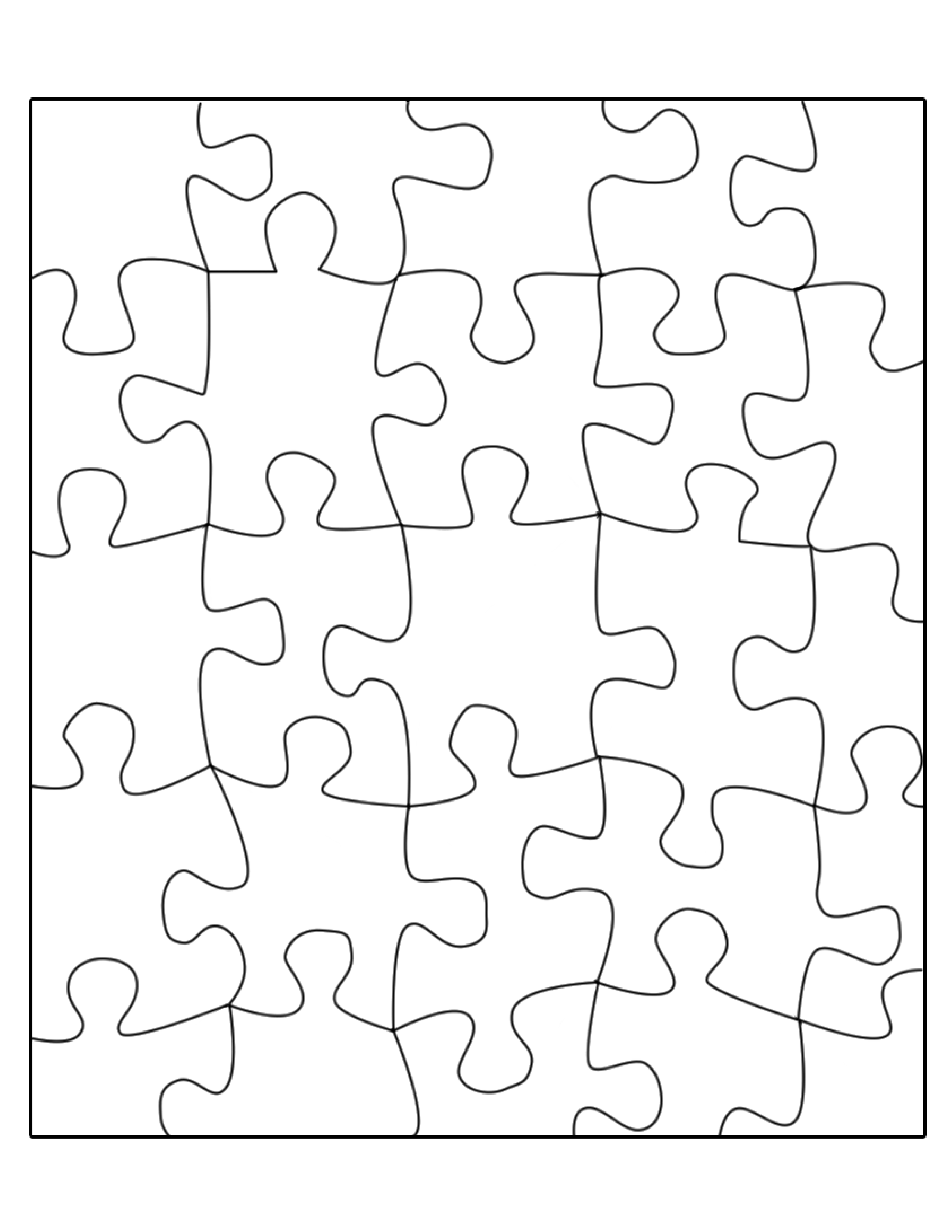 Printable Puzzle Pieces Template LoveToKnow