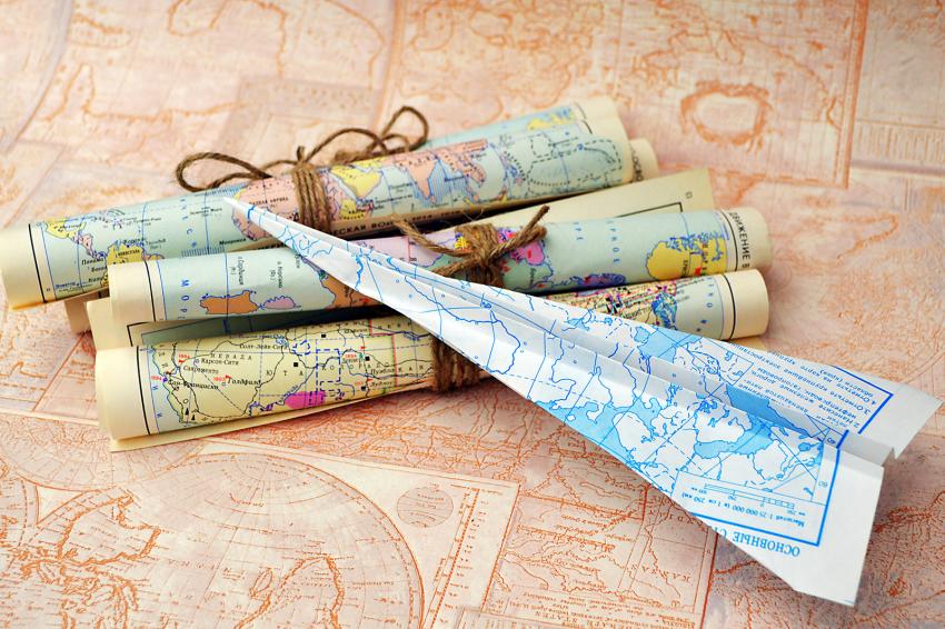 8 Creative Ways to Reuse Old & Vintage Maps | LoveToKnow