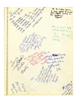 High School Yearbook Signing Page Ideas