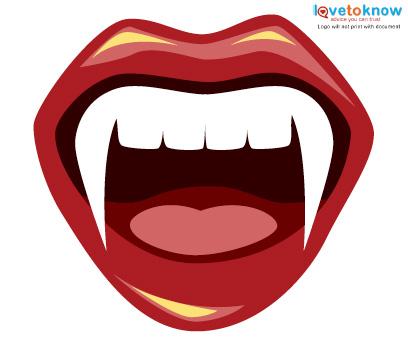 Vampire Fang Tattoos