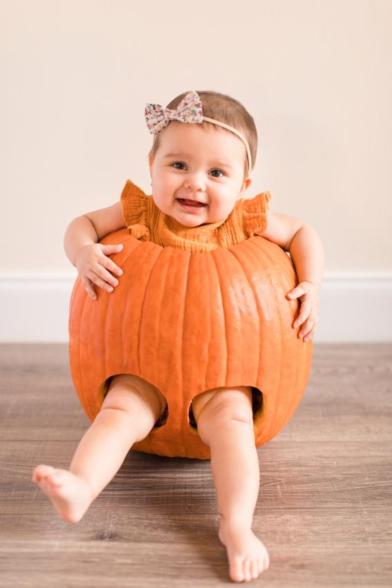 8 Pro Tips for the Cutest Baby Pumpkin Pictures in the Patch | LoveToKnow