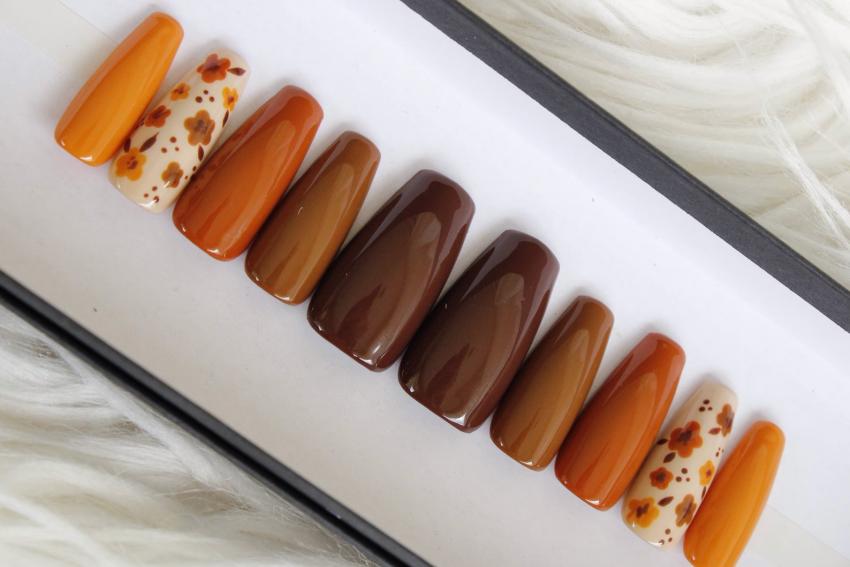 16 Gorgeous Orange Nail Ideas to Add Some Spice to Your Manicure ...