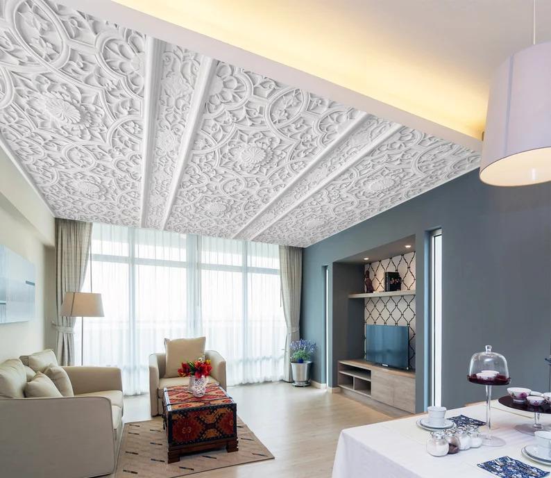 21 Ceiling Wallpaper Ideas to Take Your Style to New Heights | LoveToKnow